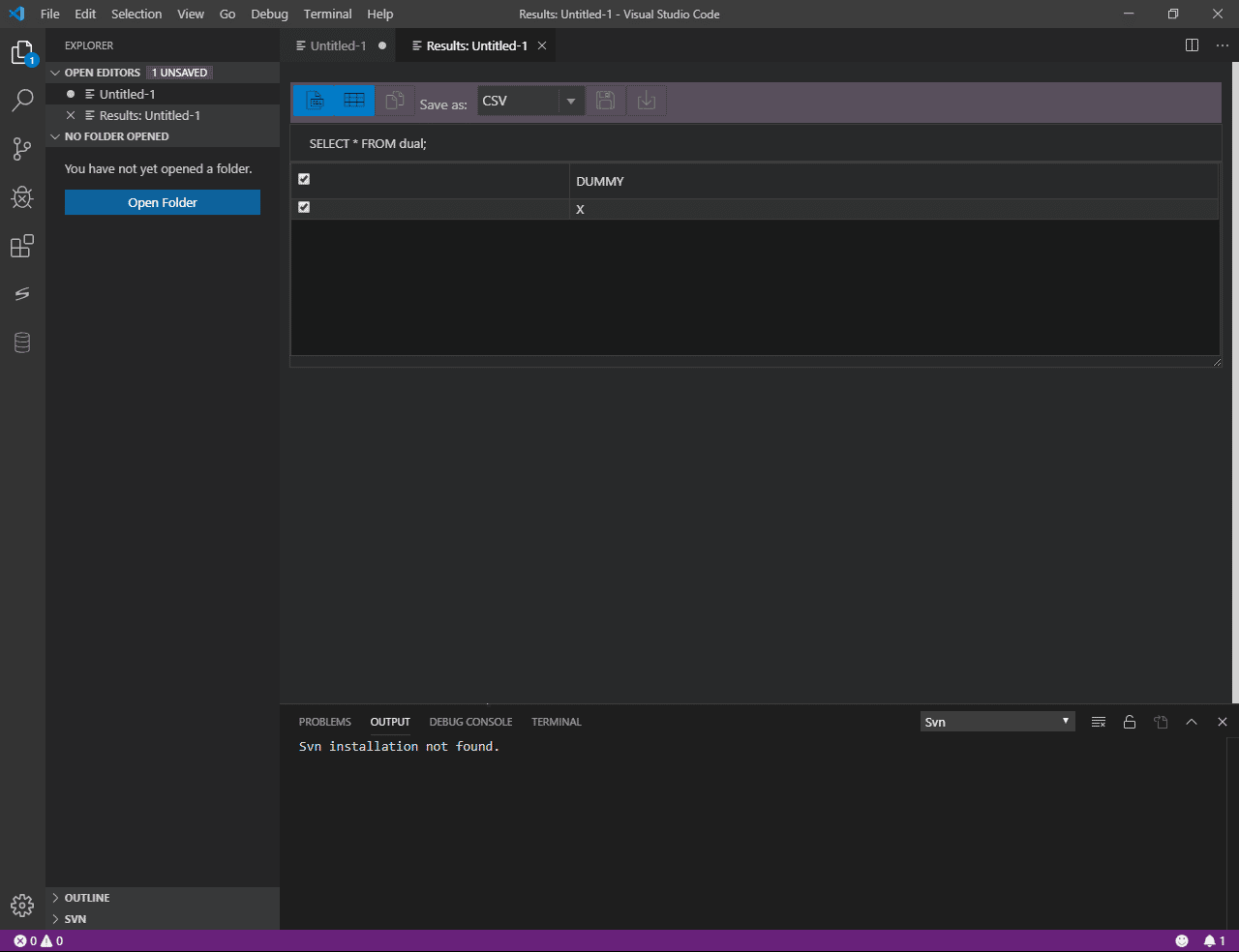 Configurando o Visual Studio Code com Oracle