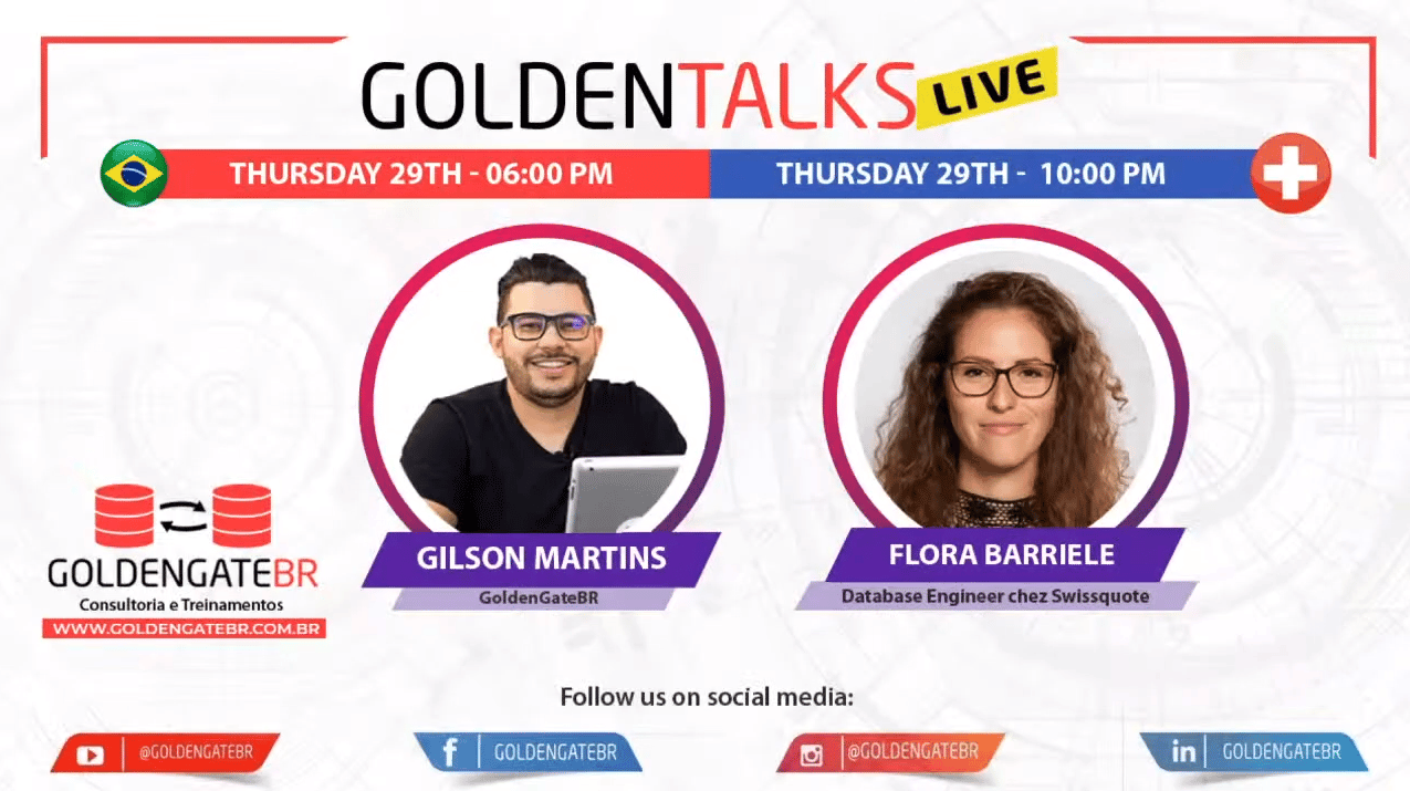 Golden Talks - Flora Barriele (Database Engineer na Swissquote)