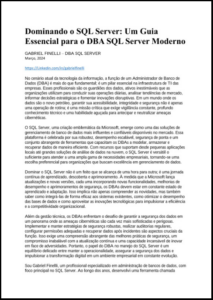 Dominando o SQL Server: Um Guia Essencial para o DBA SQL Server Moderno | GPO (Grupo de ...